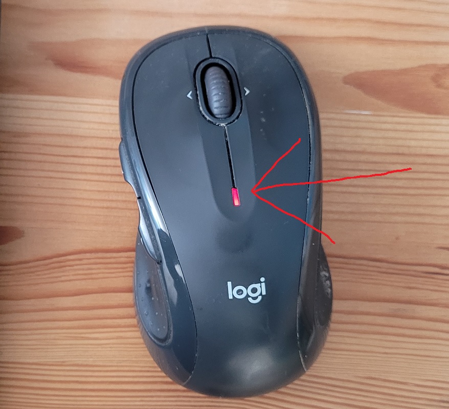 ロジクールのワイヤレスマウスの電池が寿命