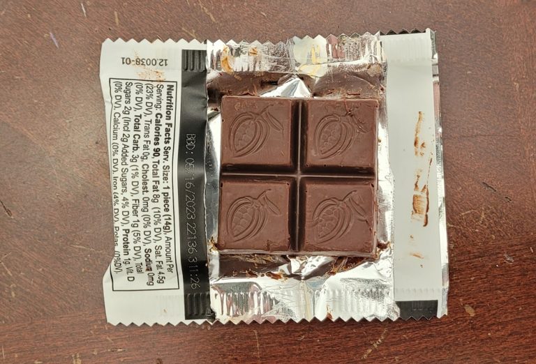 ChocXO Organic Keto Snaps Dark Chocolate Coconut Almonds Sea Salt